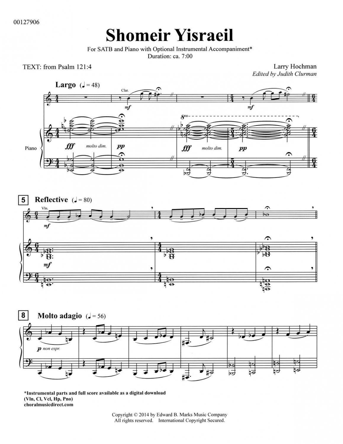 Shomeir Yisraeil (Guardians of Israel) Sheet Music