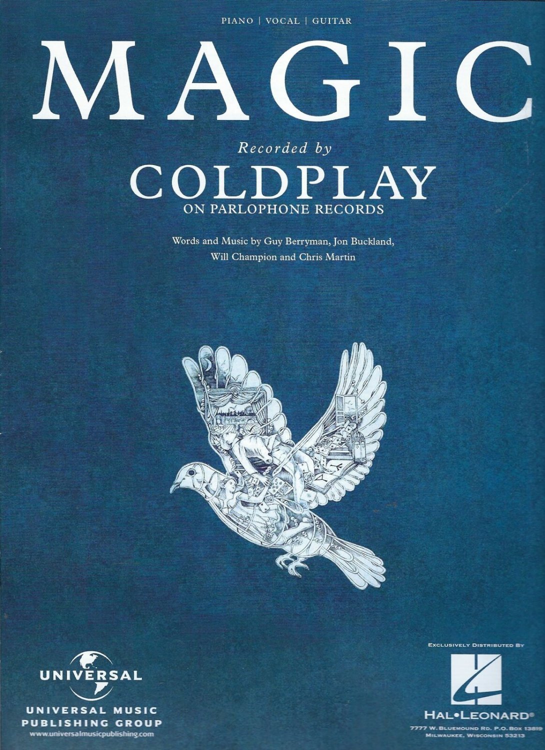 Coldplay Magic Sheet Music