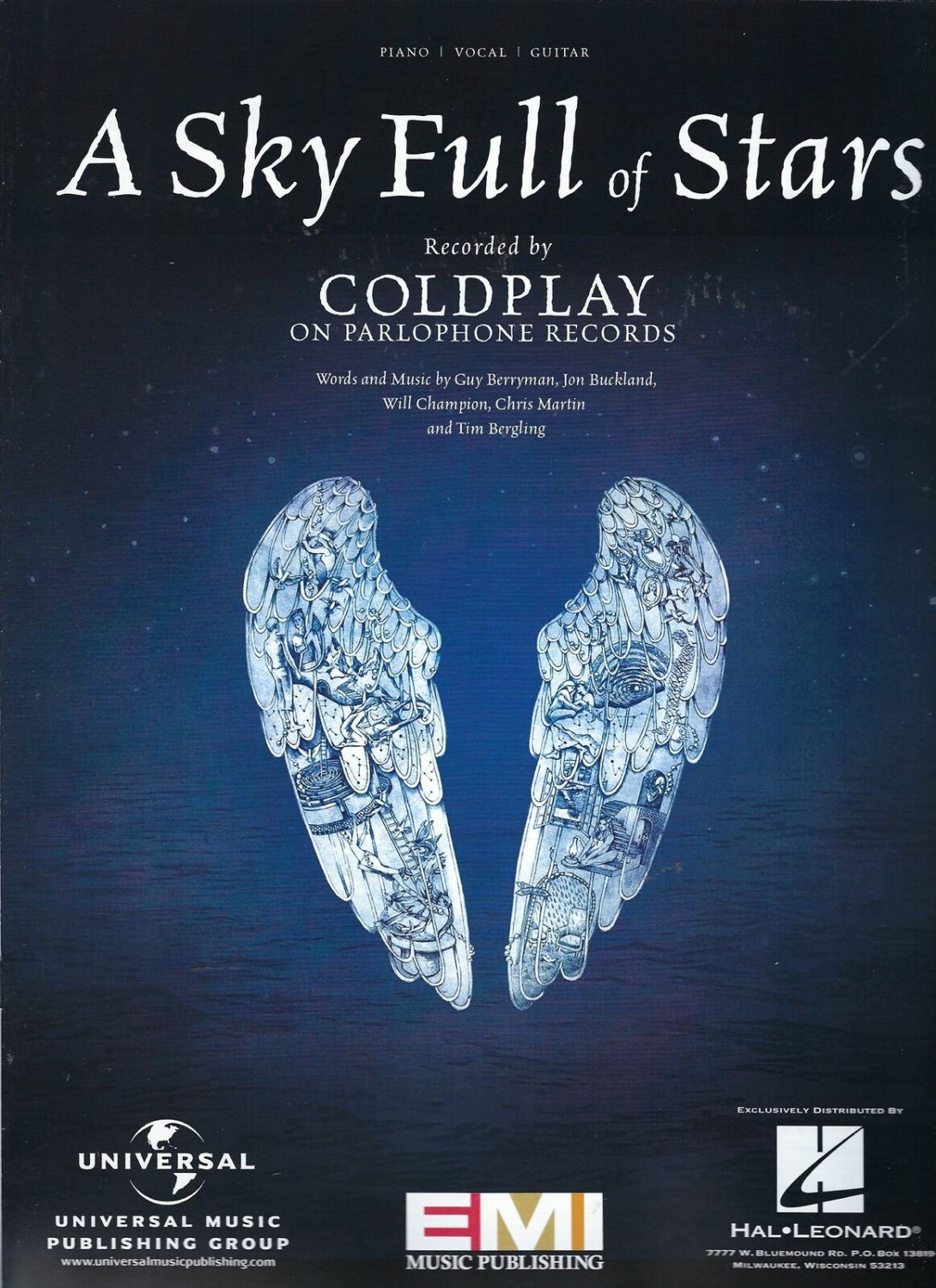 Coldplay A Sky Full of Stars Sheet Music