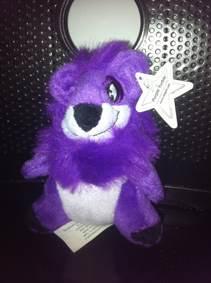 McDonald's Neopets Purple Yurble