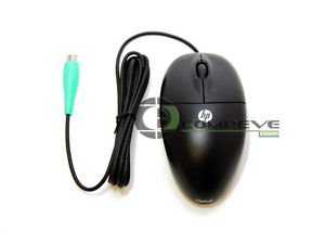 HP PS2 Black Optical Scroll Mouse HP PN# 600553-002, 537748-001