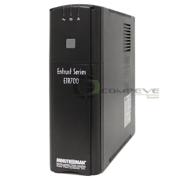 Minuteman Entrust ETR700 700VA 420W 120V AC Line Interactive Tower UPS ...