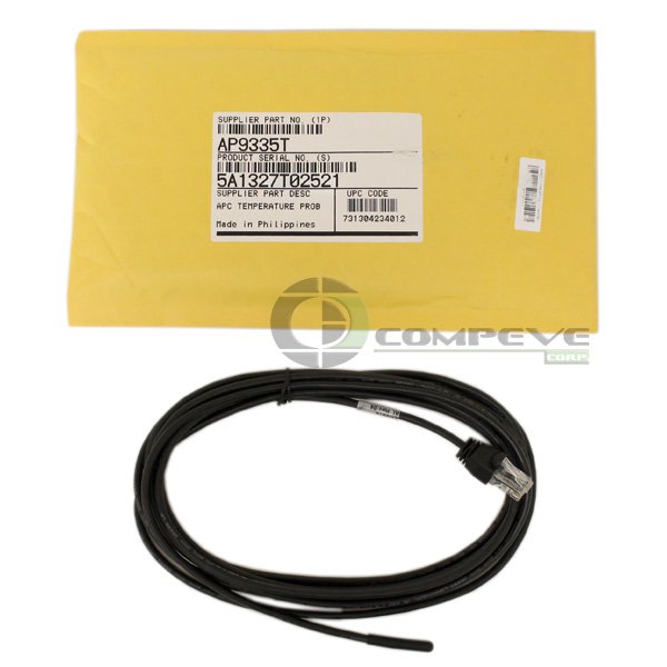 New APC AP9335T Temperature Sensor Probe Cable w/ Mounting hardware