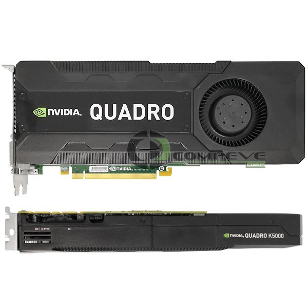 PNY Nvidia Quadro K5000 MAC 4GB GDDR5 PCIe x16 GPU Graphics Card ...