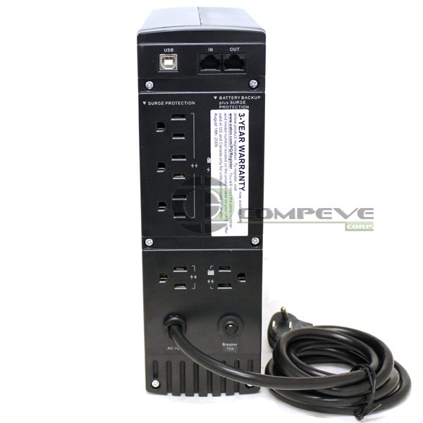 Eaton Powerware 5110 PW5110 700VA 420W 120V Tower UPS 103004257-5591 ...