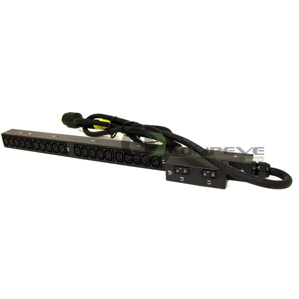 HP 4.9kVA 208 Volt L6-30 Input (20xC13) NEMA L6-30P NA/JP Basic PDU H5M58A
