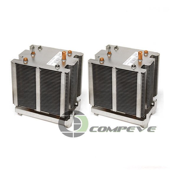 Pair of two Processor Coolers Heatsinks for Dell Precision 490 Computer