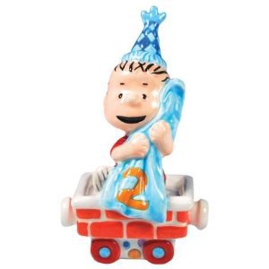 PEANUTS LINUS HAPPY BIRTHDAY TRAIN NO.2. FIGURINE OR CAKE TOPPER