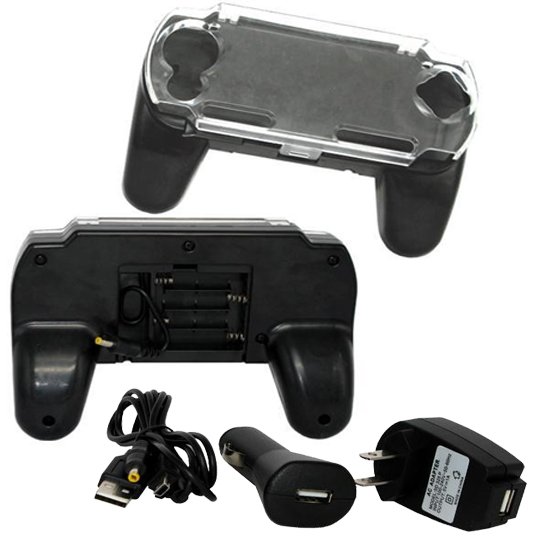 3 in 1 AC USB Adapter Cable Hand Grip for Sony PSP 2000