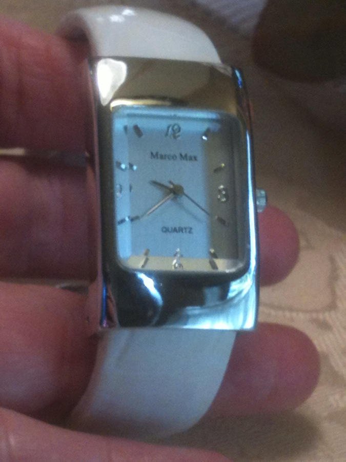 Marco Max Ladie's Quartz Analog Watch-Cuff Band NEEDS Replacement Battery