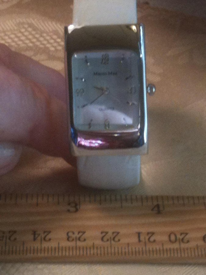 Marco Max Ladie's Quartz Analog Watch-Cuff Band NEEDS Replacement Battery