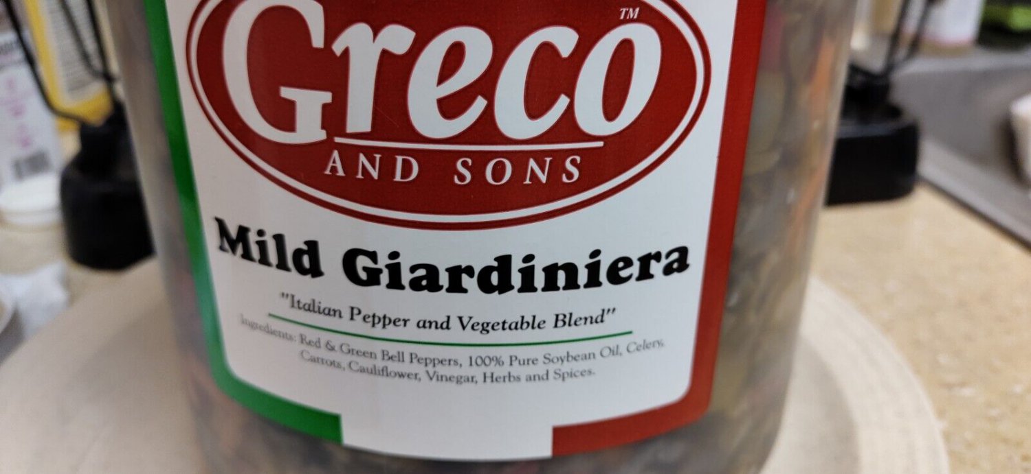 Greco and Sons - Mild Giardiniera - Made With 100% Soybean Oil - Bulk ...
