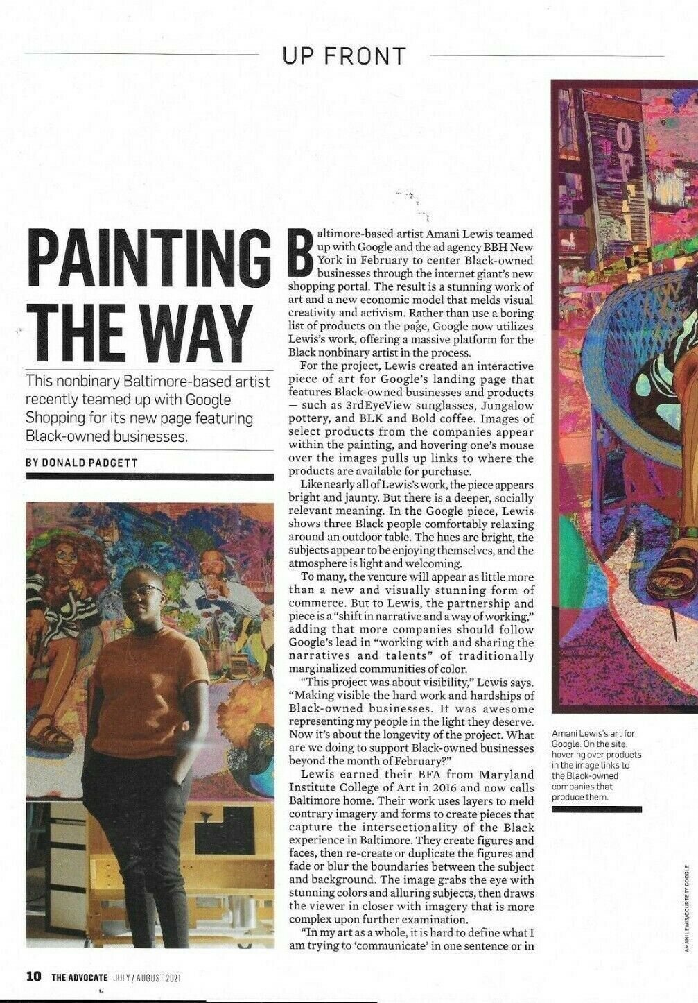 Advocate Gay Magazine Gus Kensworthy Brian Simms LGBTQ+ Athletes Grindr ...