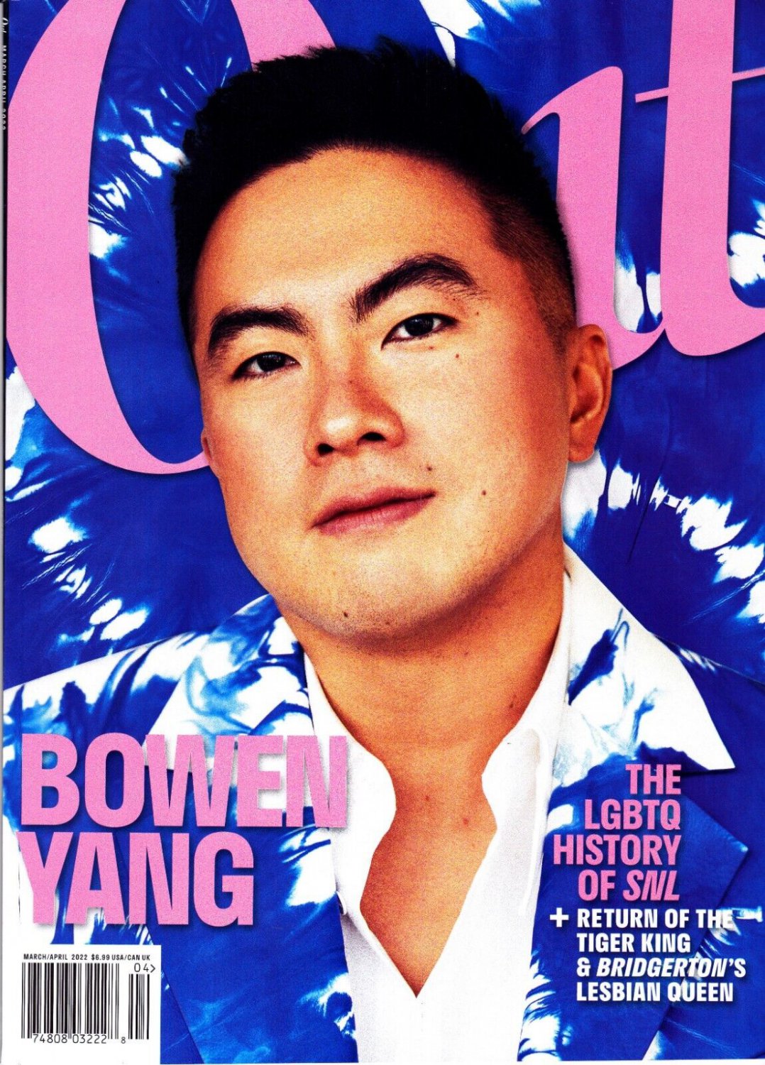 2022 March/April Out MAGAZINE - gay magazine queer LGBT - Bowen Yang
