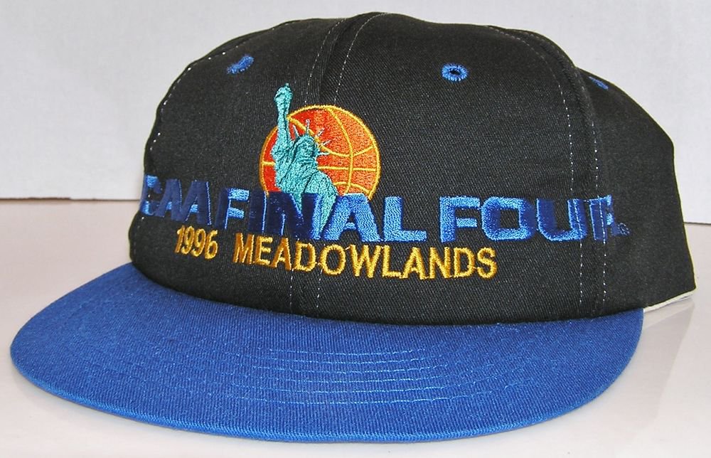 NCAA Final Four 1996 Meadowlands Official Black All Sport Snapback Hat Cap
