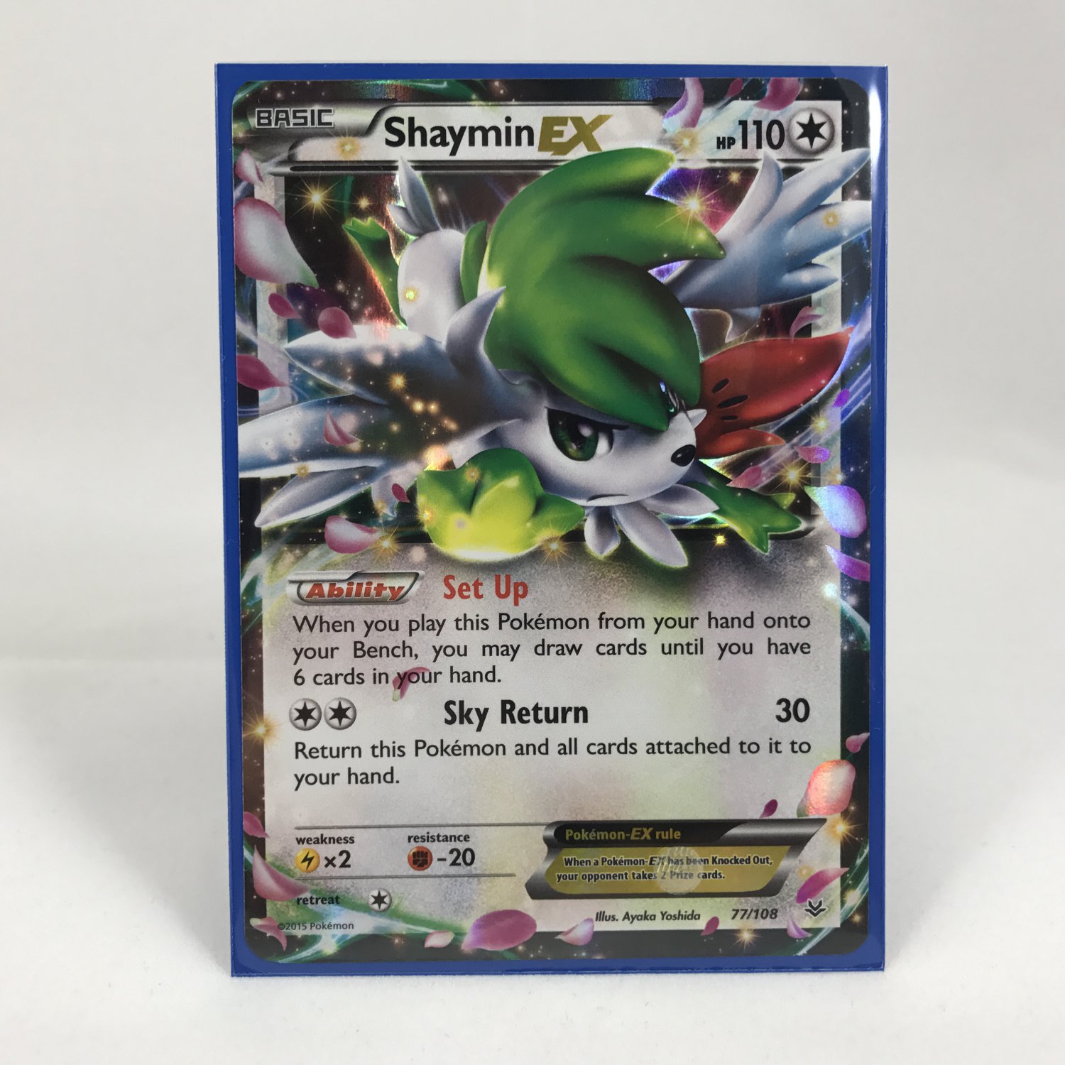 Pokemon Shaymin EX 77/108 Card MINT