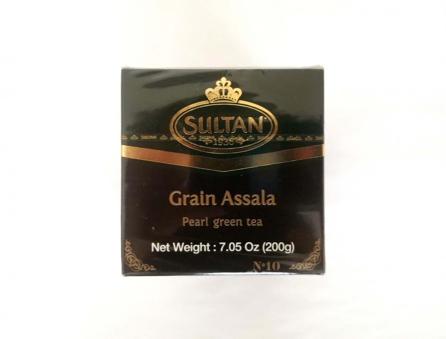 Sultan 1936 Pearl Green Tea Assala 200g 7.05oz 100% Green Tea Intensity 10
