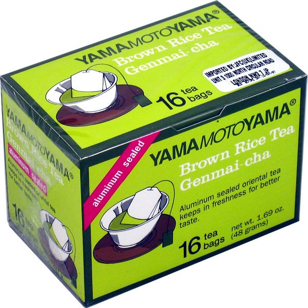Yamamotoyama Genmai-Cha Green Tea with Roasted Brown Rice 16 Bags