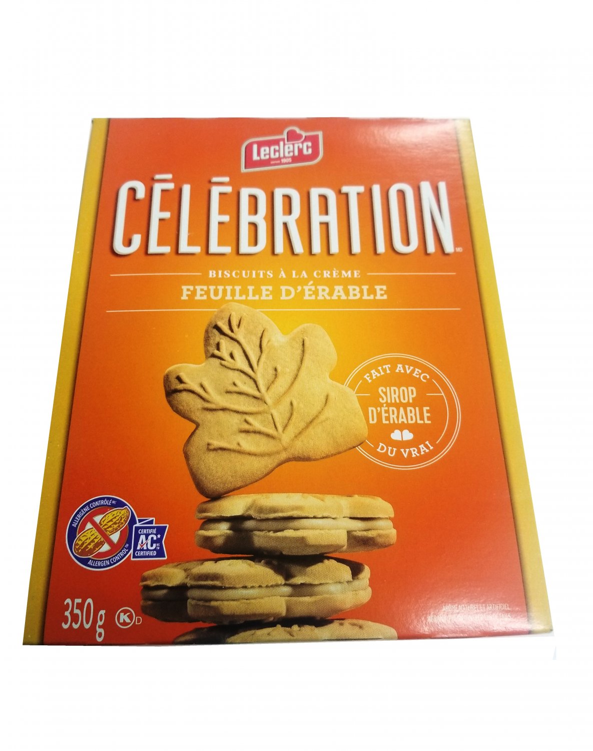 Maple Cream Cookie with 100% Pure Maple Syrup - Leclerc Celebration