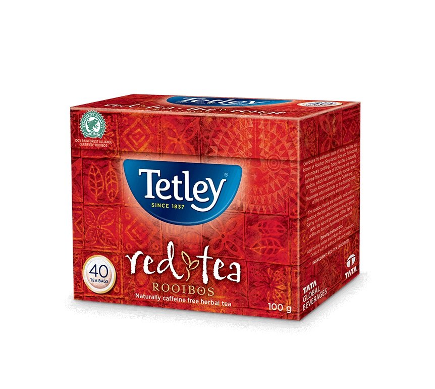 Tetley Rooibos Red Tea Pack of 40 tea bags ON SALE