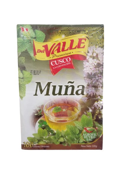 Mint Muna Peru mountain mint tea 100 teabags pack • Digestive Herbal ...