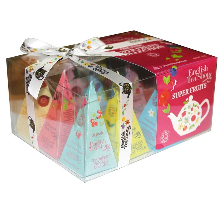 English Tea Shop Collection Pyramid, Organic Super fruits Collection ...