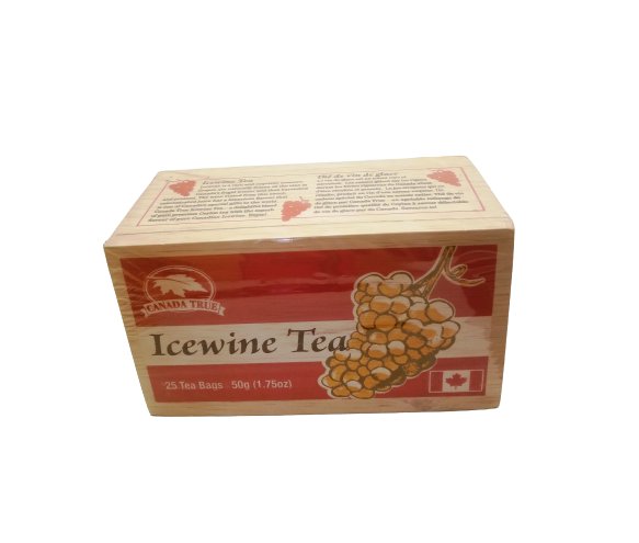 Canada True Icewine Tea 25 tea bags 50 g 1.75 oz Wooden Box Souvenir Gift