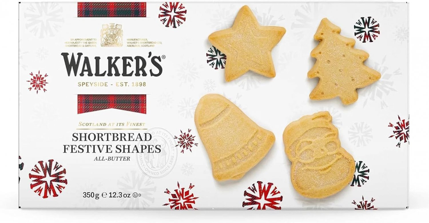 Walker's All-Butter Shortbread Festive Shapes 350g