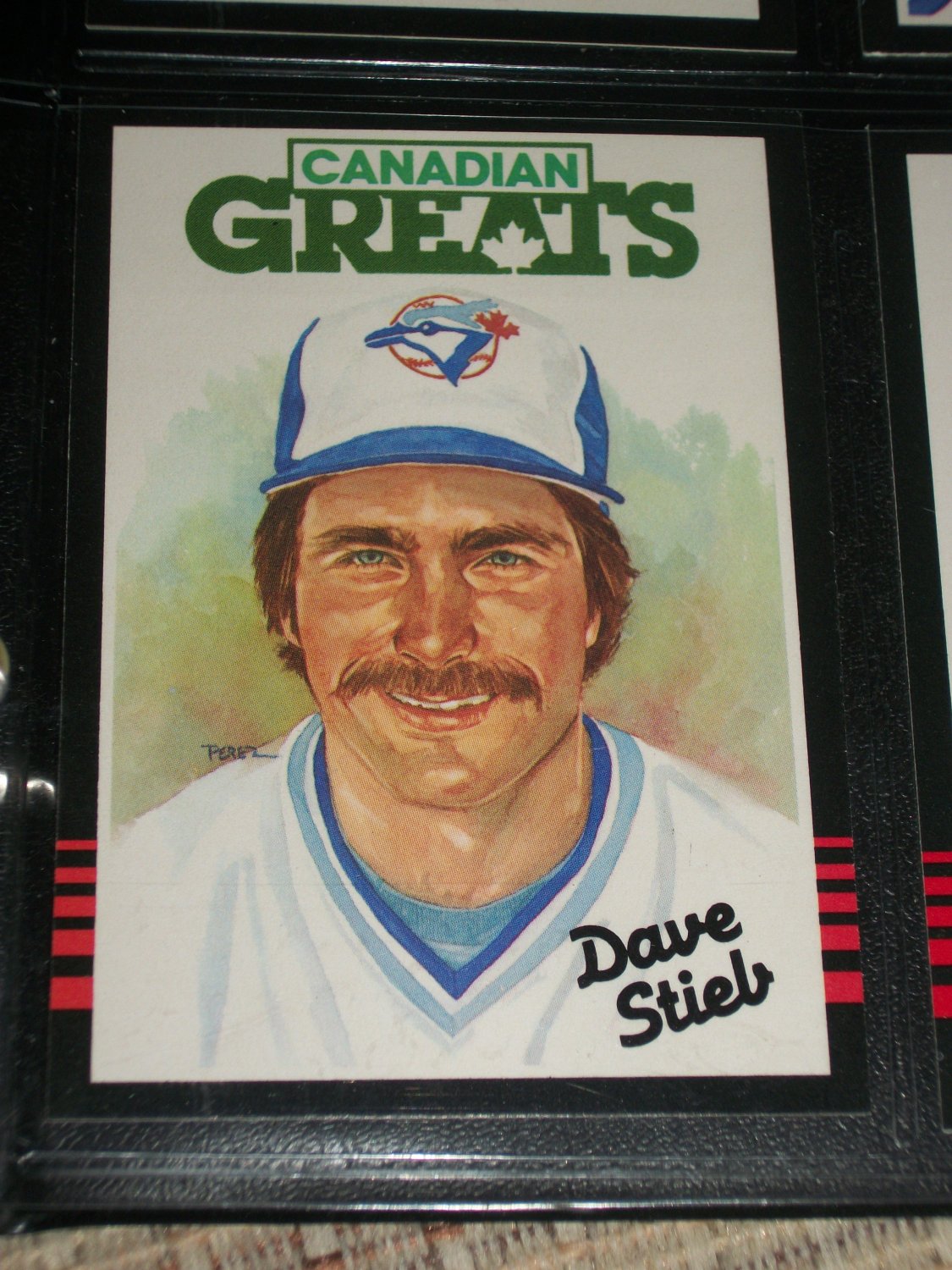 85 Leaf "Canadian Greats" Dave Stieb Baseball Card