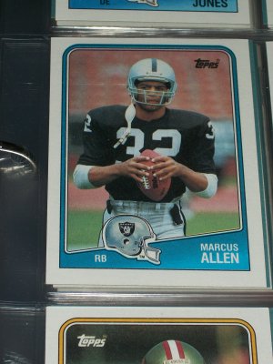 Marcus Allen 1988 Topps Football Card