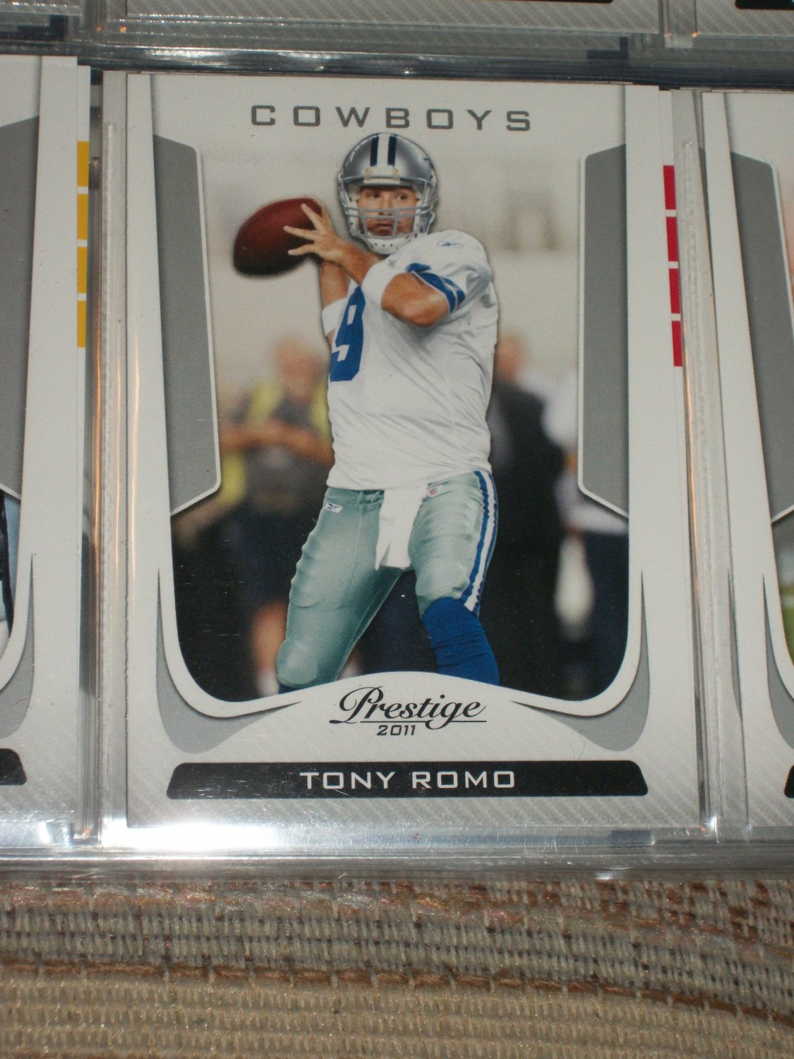 Tony Romo 2011 Panini Prestige football card
