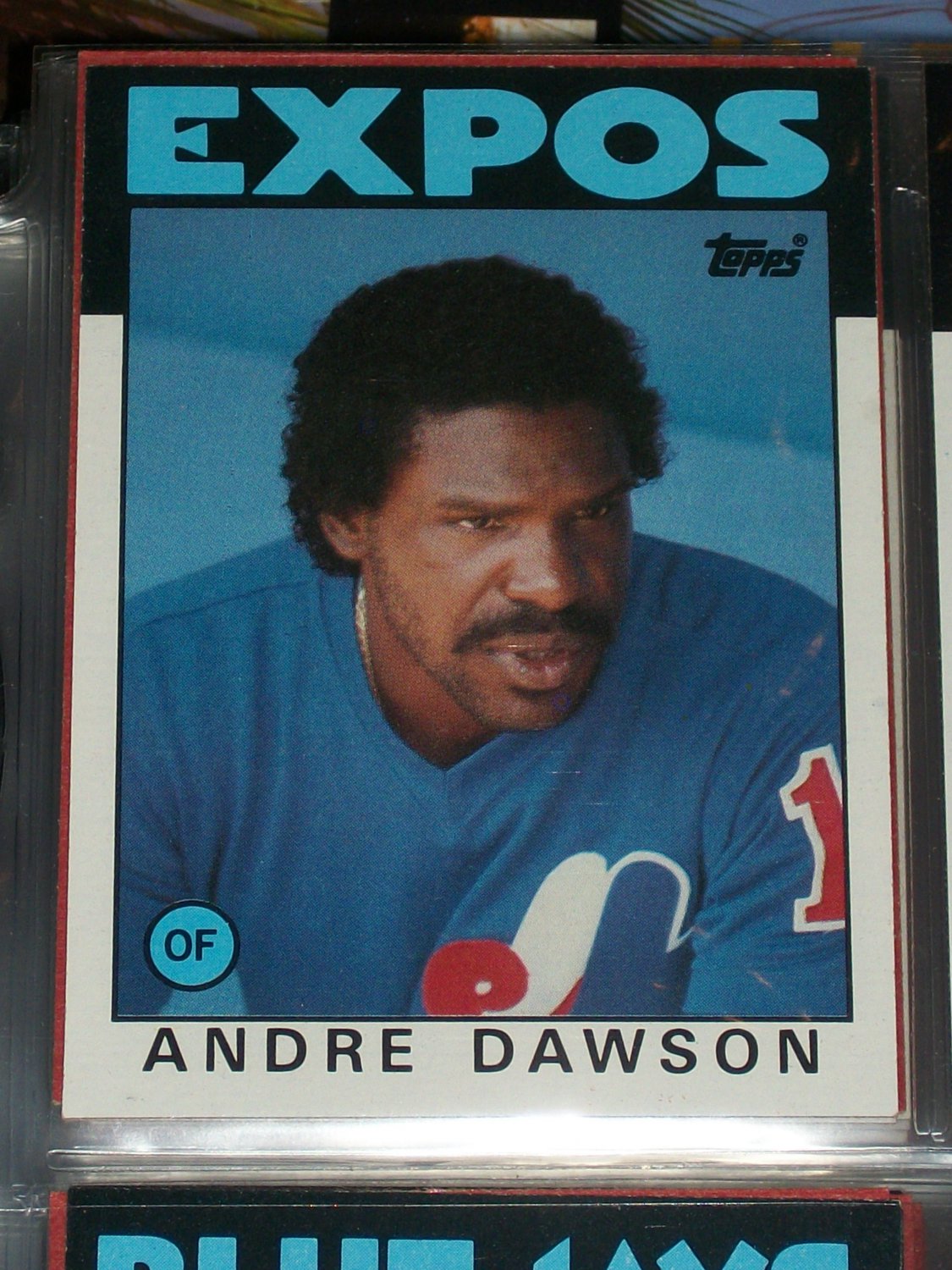 Andre Dawson 1986 Topps Baseball Card