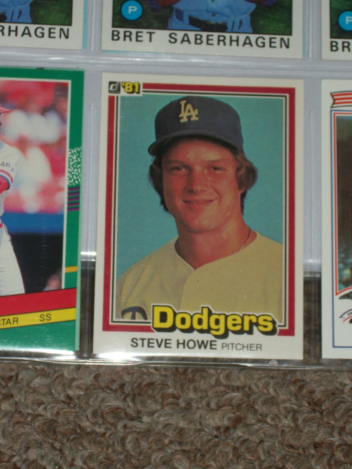 Steve Howe 1981 Donruss Baseball Card