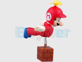 Cute Super Mario Bros Flying Mario Figure Toy