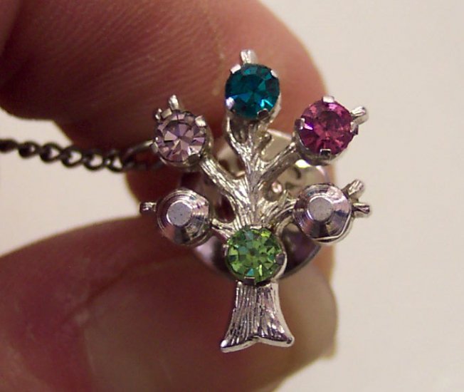 Vintage Anson Sterling Silver Tie Tac Tacs Birthstone Tree Of Life 101 ...