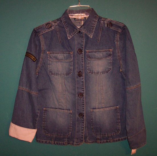 RUFF HEWN Denim Jacket ~ Size S Small ~ 101-9hjacket location94