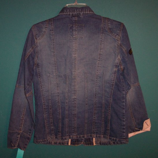 RUFF HEWN Denim Jacket ~ Size S Small ~ 101-9hjacket location94