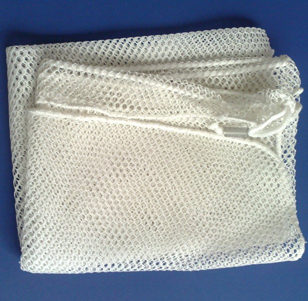 Laundry Bag Mesh Utility Drawstring 24x36 White Net