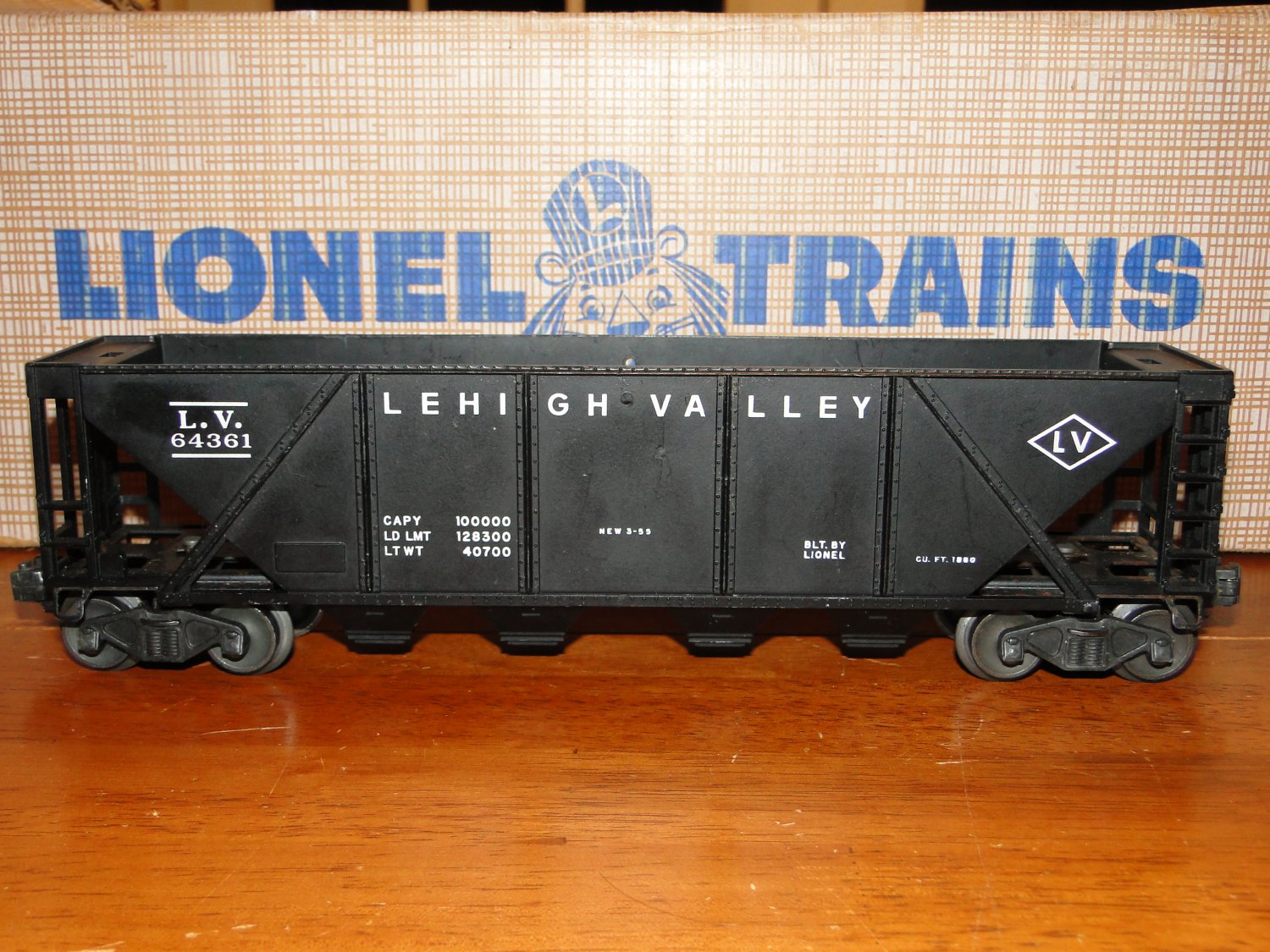 Lionel 6436 Lehigh Valley Quad Hopper Car
