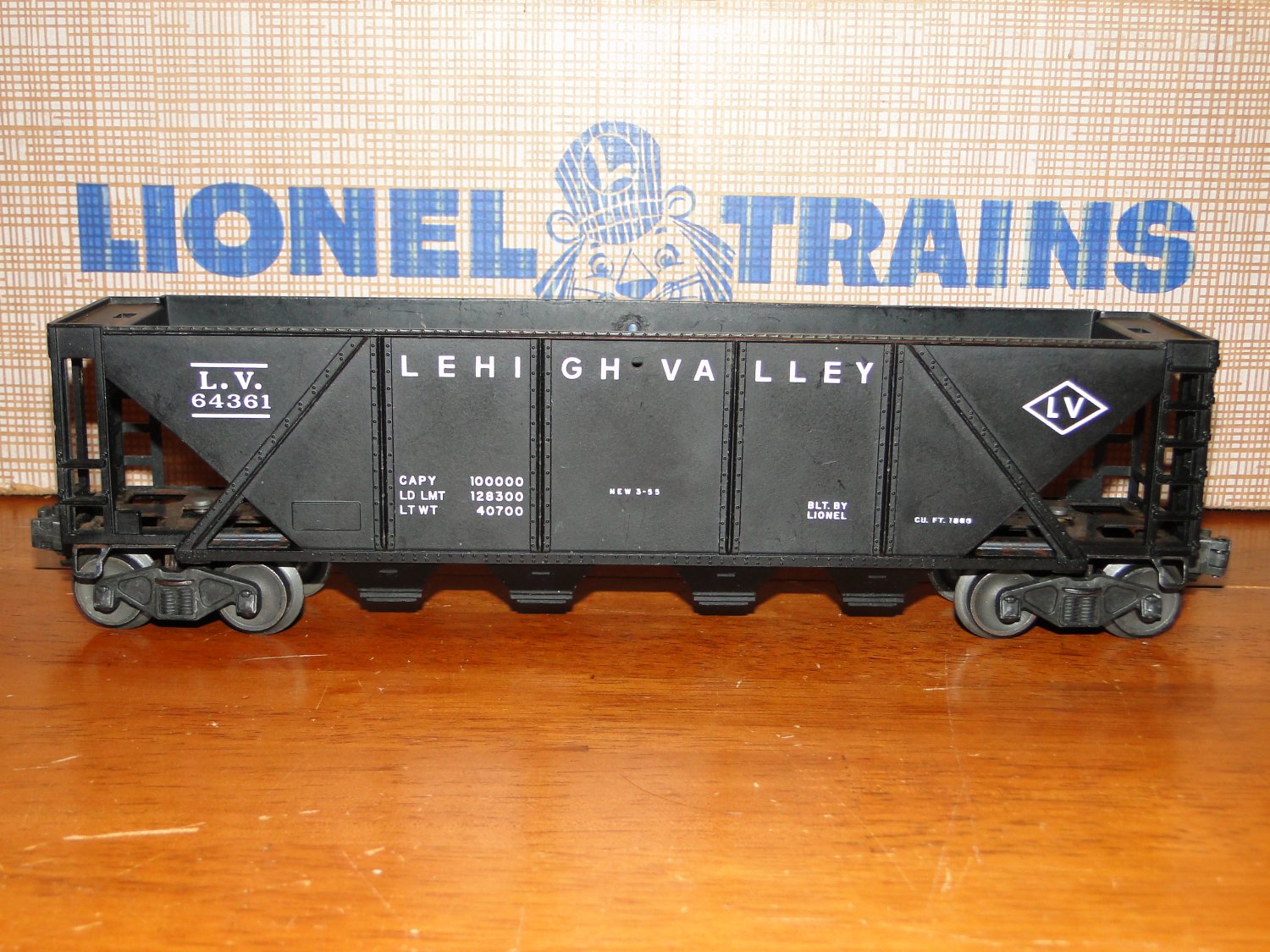 Lionel 6436 Lehigh Valley Quad Hopper Car