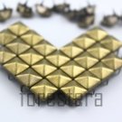 100 10mm Silver Pyramid Studs DIY Studs Metal Studs Craft Studs Spike ...