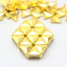 100 12mm Gunmetal Triangle Studs DIY Studs Metal Studs Craft Studs ...