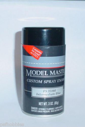 Testors Intermediate Blue 3oz Spray Can Enamel Plastic Model Paint ...