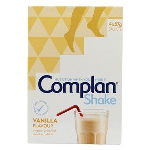 Complan Shake Vanilla Flavour 4 x 57g sachets