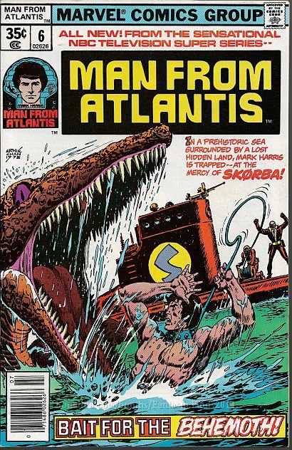 Man From Atlantis #6 (1978) *Bronze Age / Marvel Comics / NBC ...