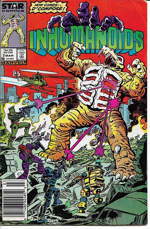 The Inhumanoids #2 (1987) *Star Comics / Marvel Comics / D'Compose ...