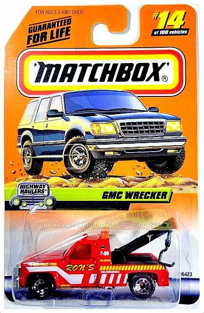 Matchbox - GMC Wrecker: Highway Haulers Series 3 #4/5 - #14/100 (1999 ...