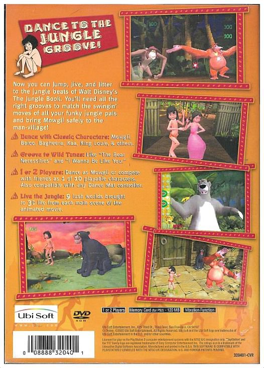 PS2 - Walt Disney's The Jungle Book: Rhythm n' Groove (2003) *Complete*