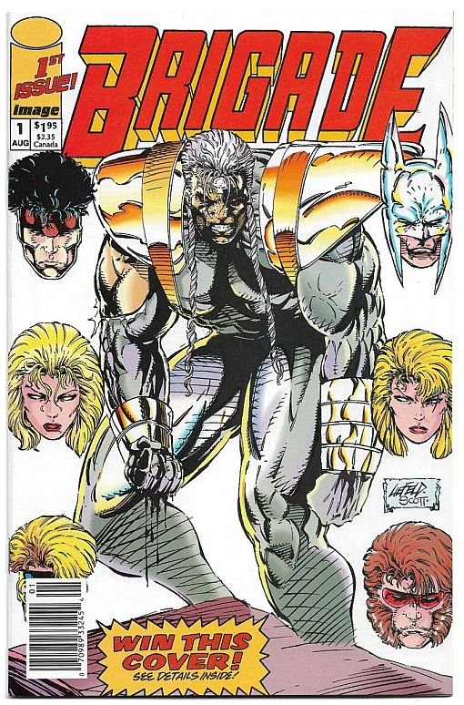 Brigade #1 (1992) *Image Comics / Seahawk / Coldsnap / Stasis / Rob ...