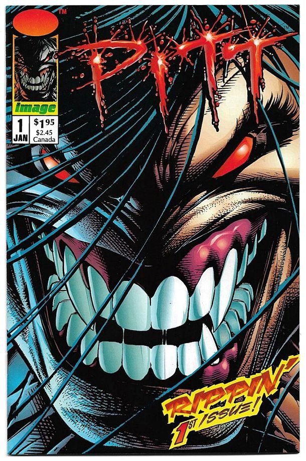 PITT #1 (1993) *Image Comics / Full Bleed / Bobbie Harras / Key Issue*